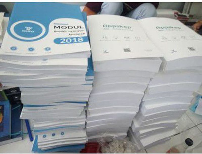 Jasa Cetak Modul/Materi Pelatihan dan Materi Bimtek