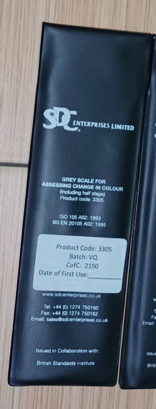 Grey Scale For Assessing Change In Colour 3305