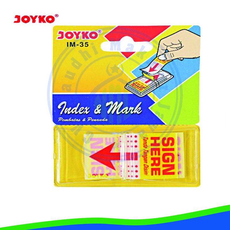 Post it sign here Joyko IM-35