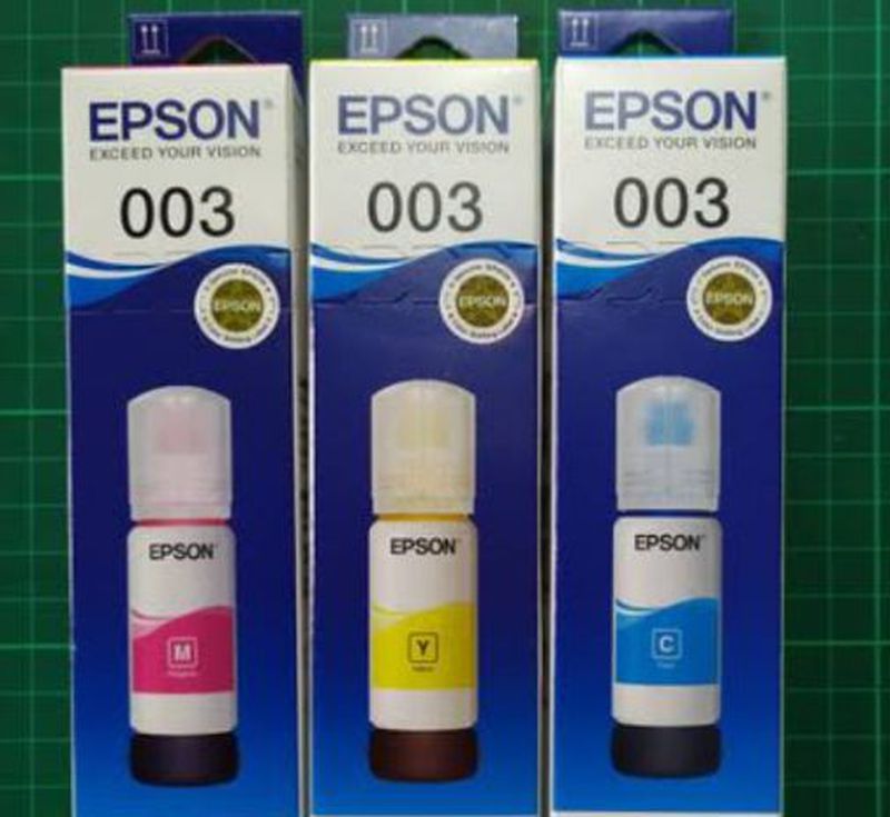 tinta epson 003 .cyan,magenta, yellow