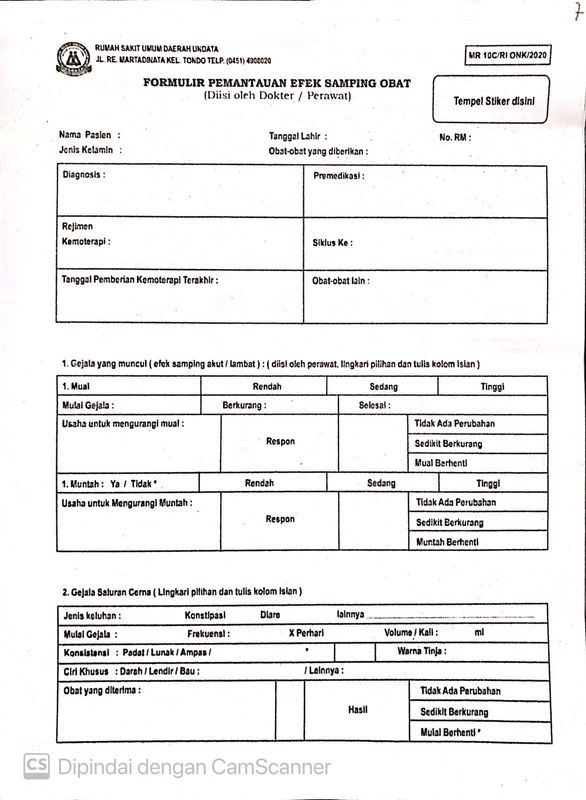 Cetakan RM - CPPT Gawat Darurat