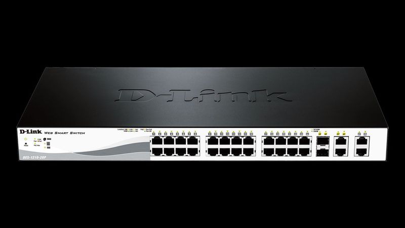 Switch D-Link DES-1210-28P 28Port PoE Smart Managed-DLink DES 1210-28P