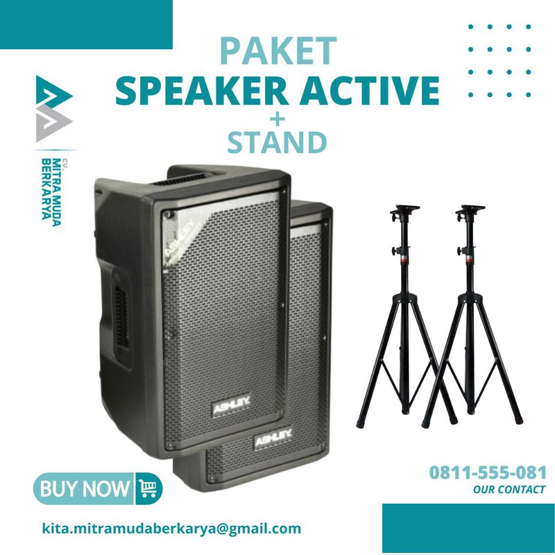 Professional Speaker Active Ashley + Stand