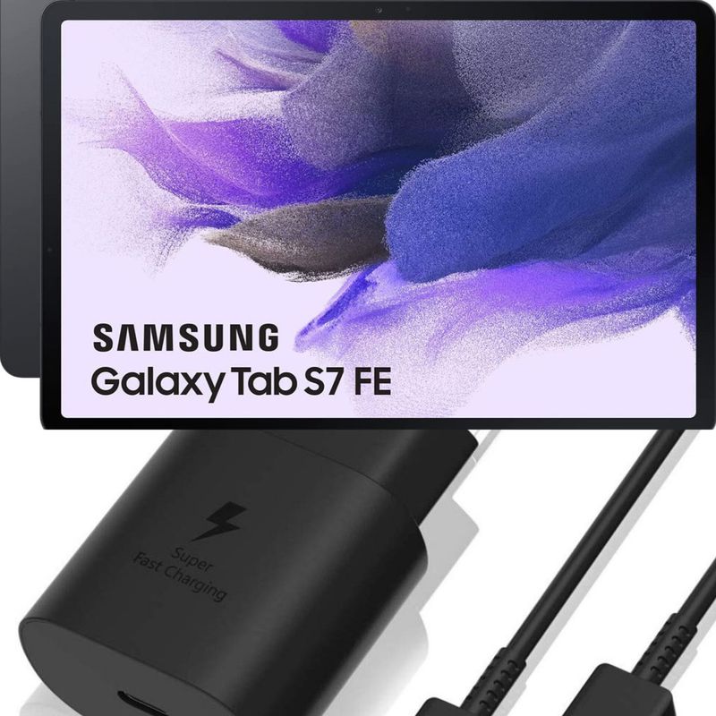 SAMSUNG GALAXY TAB S7 FE 5G PLUS TRAVEL ADAPTOR - Hitam