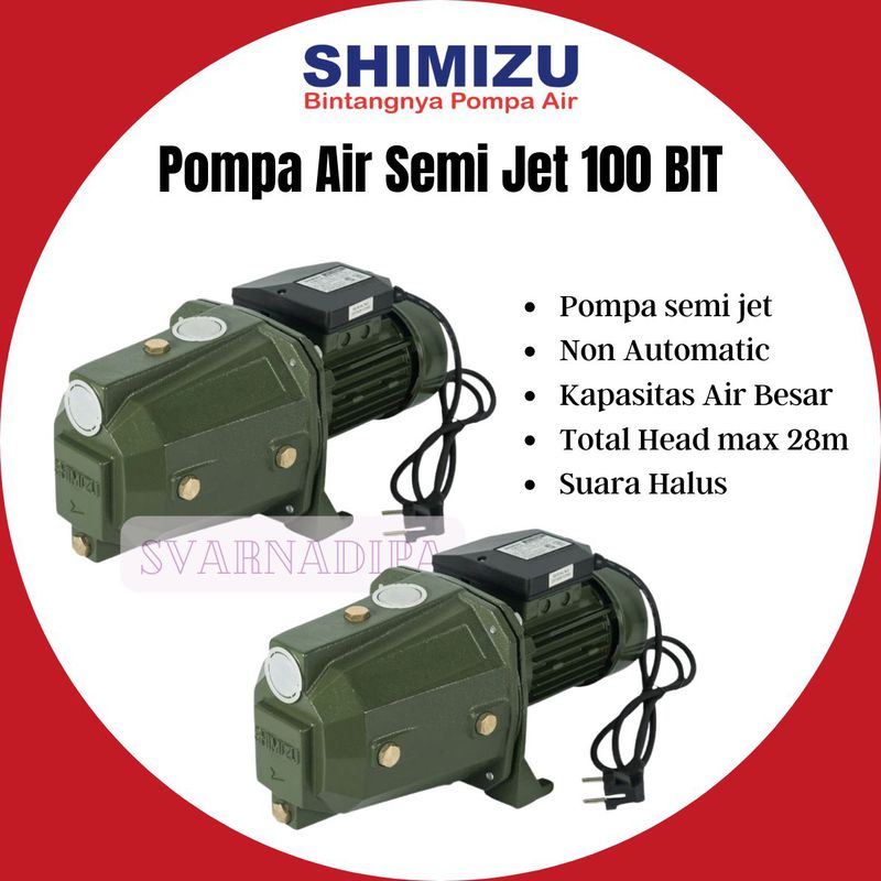 SHIMIZU POMPA AIR SEMI JET 100 BIT