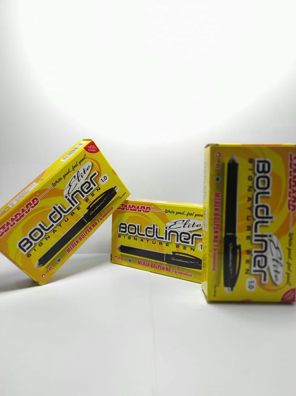 Pena Boldliner Hitam - Hitam