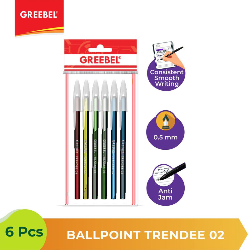 GREEBEL Pen Pulpen Bolpoin Ballpoint BALLPEN TRENDEE 02