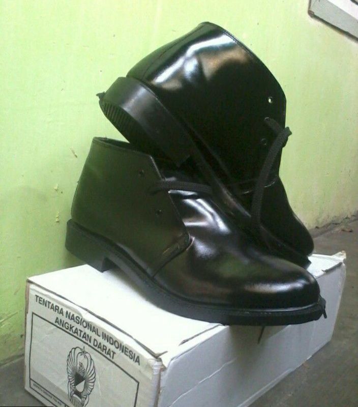 Sepatu PDH model Jatah TNI Moelding press kwalitas 1