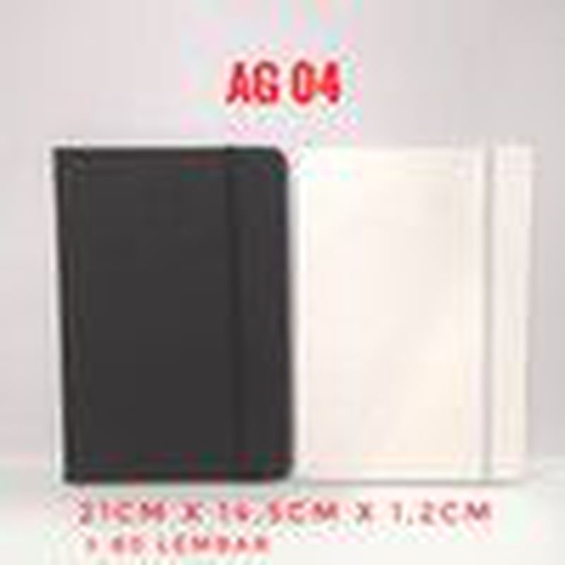 AG 04 Agenda Kulit A5 / Buku Catatan / Notebook Kulit exclusive - Putih ...