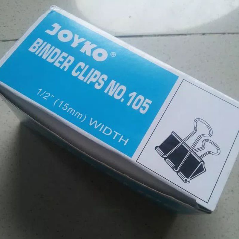 Binder Clips No. 105 Joyko (12 Kotak)