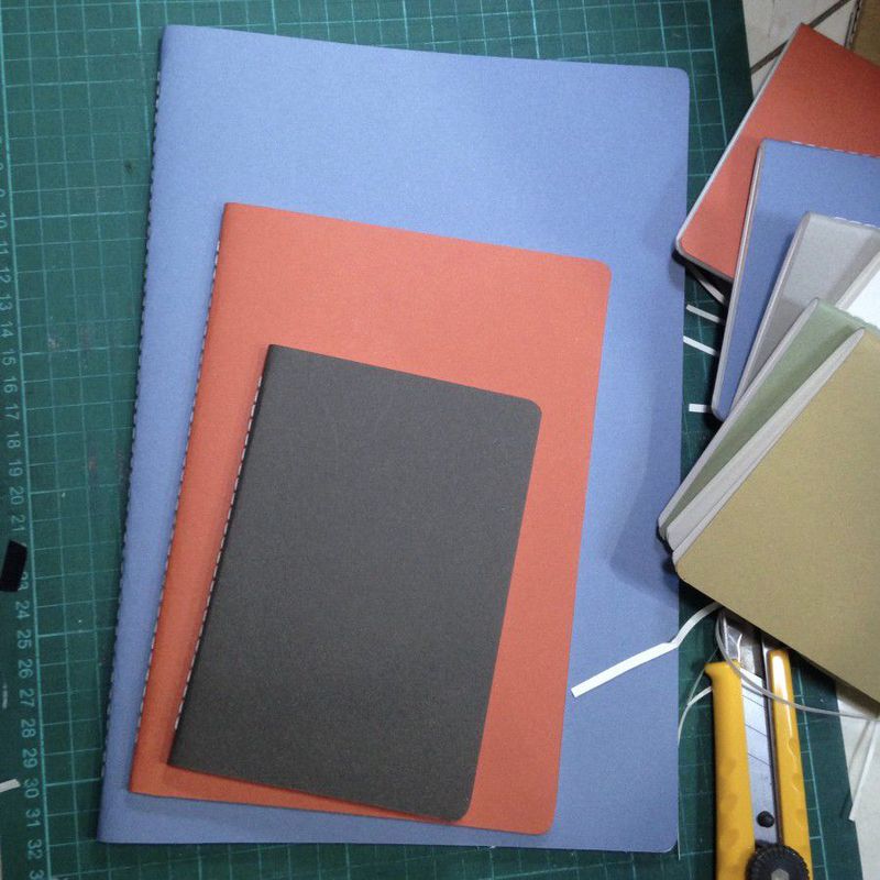 buku | notebook | polos | A4 | jahit | custom | kado | handmade | unik ...
