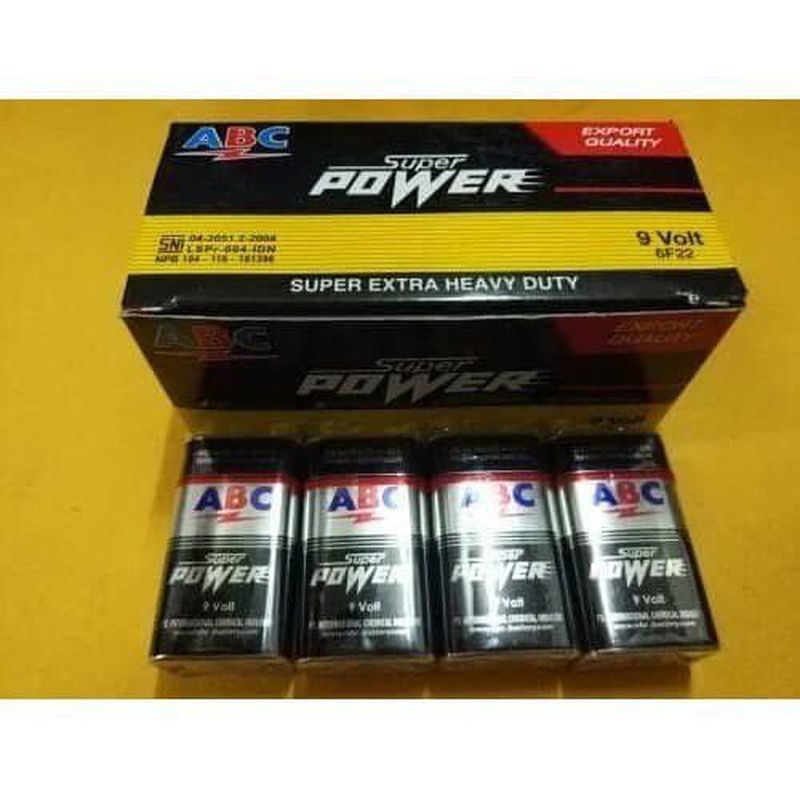 Baterai Kotak ABC Power 9V