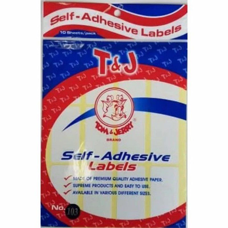 Kertas Sticker T&J No 103 (Label)