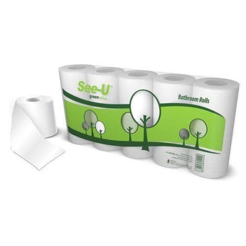 See U Bathroom/Toilet Tissue/Tisu Coreless tanpa tulang karton 10 roll