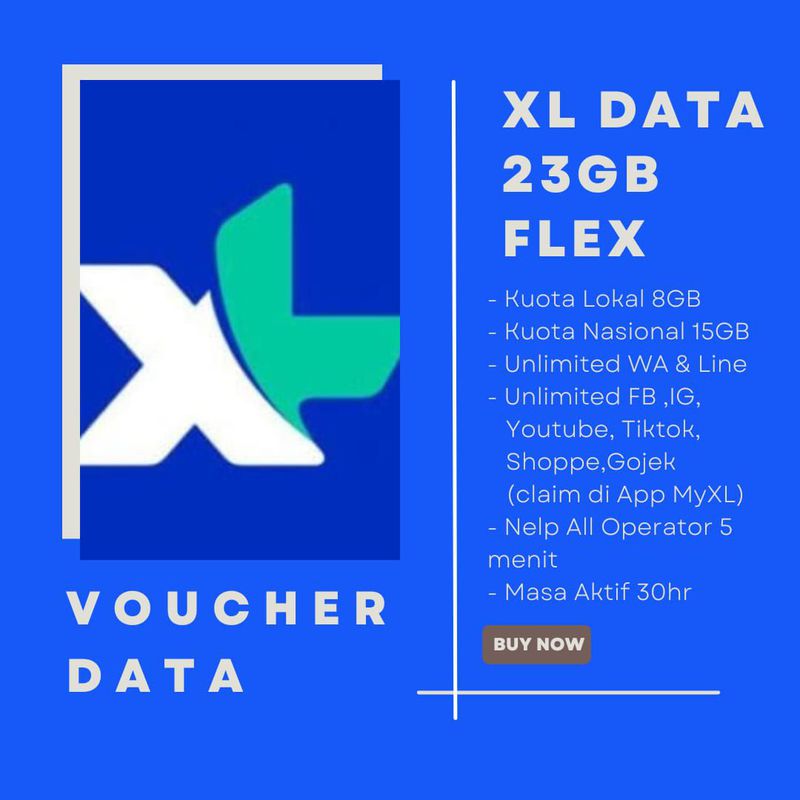 Voucher Data XL Flex 23 GB