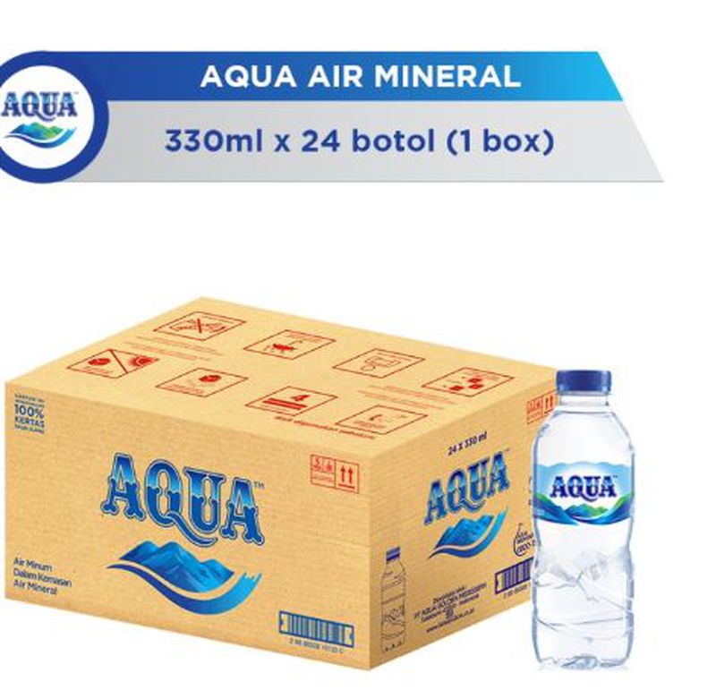aqua botol mini 330ml
