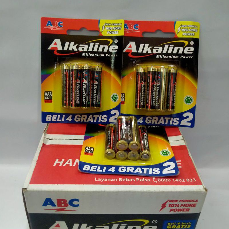 Batu Baterai Alkaline Aaa