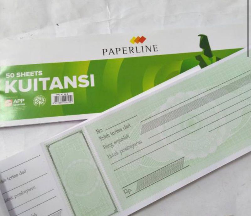 BUKU KUITANSI BESAR 50 LEMBAR PPL PAPERLINE KWITANSI
