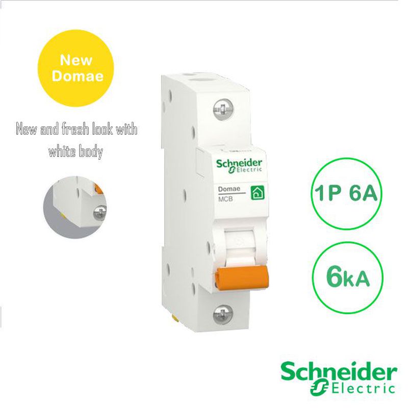 MCB 6A/1Ph/1P - SCHNEIDER