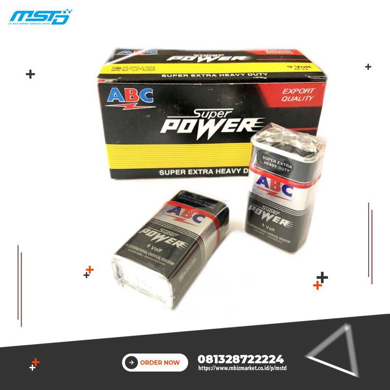 Baterai ABC Super Power Batre 9V