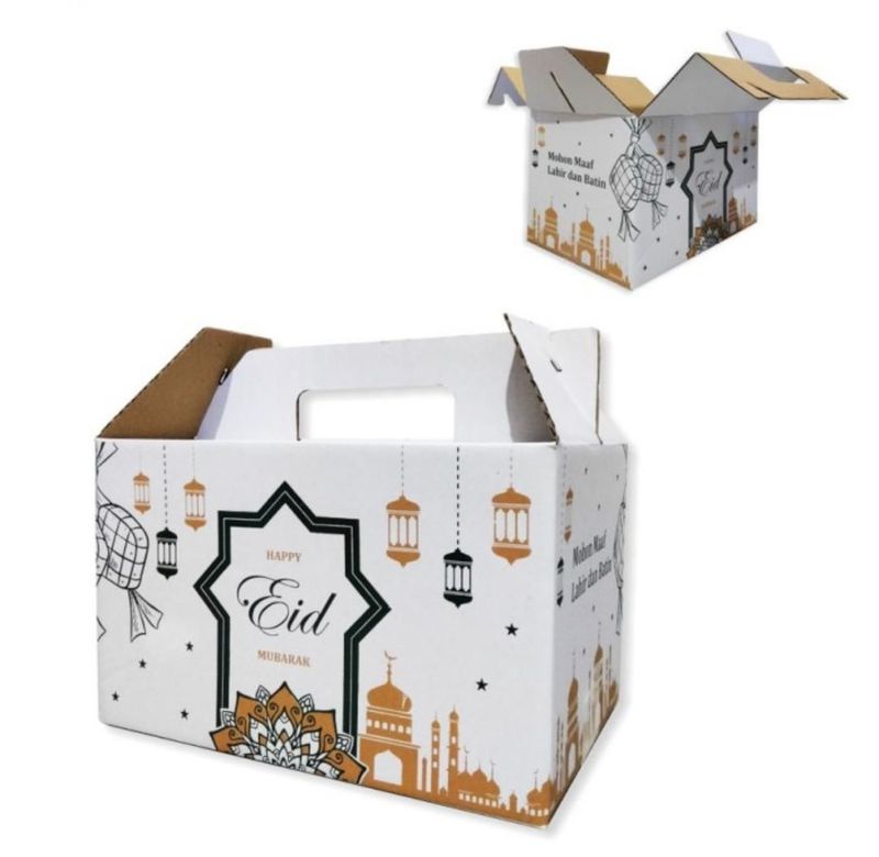 Kardus Box Parcel Lebaran Jinjing Dus Sembako Hampers Idul Fitri