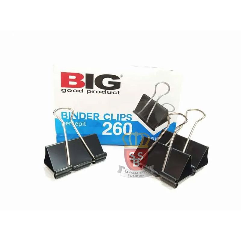 BINDER CLIP 260 BIG / BOX