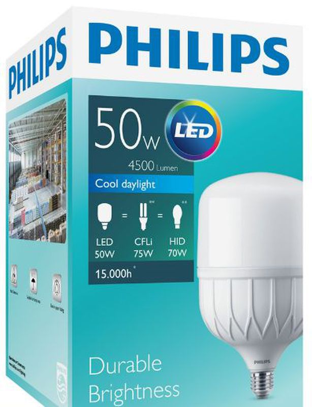 LAMPU PHILIP COOL DAYLIGHT 50 W LED