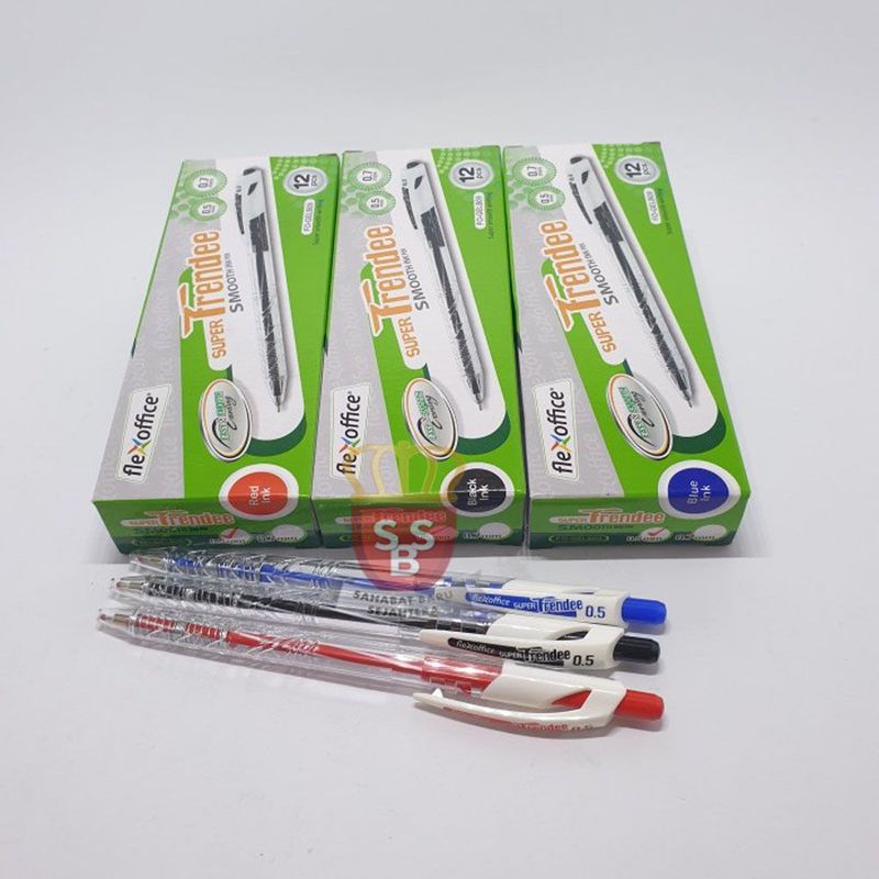 BALLPOINT FLEXOFFICE TRENDEE FO-GELB09 - Biru