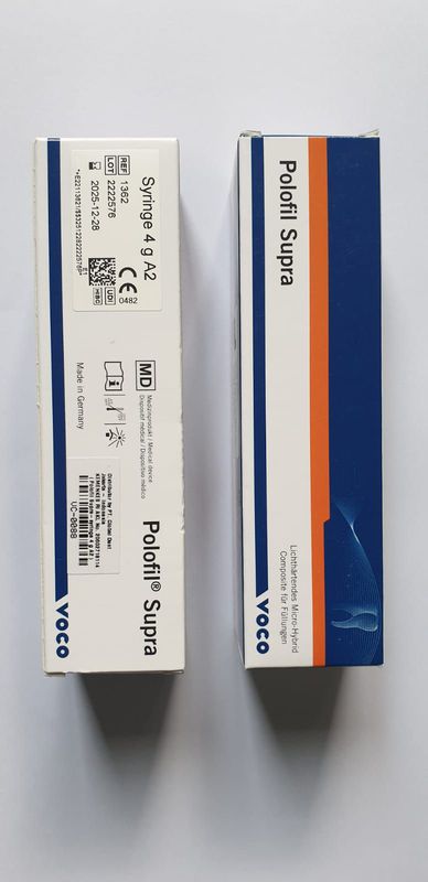 Polofil Supra Syringe 4 g A2 / Tambalan Komposit Light Curing