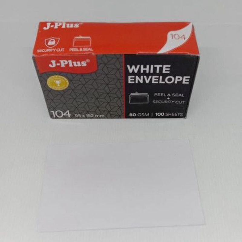 Amplop Pendek J Plus no 104