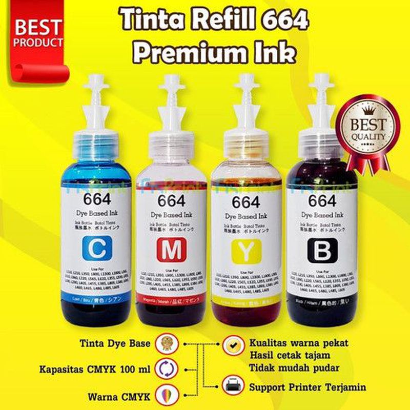 Tinta Refill Premium Ink (Harga sudah termasuk ongkir lokal dan Pajak ...