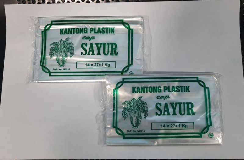 Plastik 1 kg Merk " Sayur