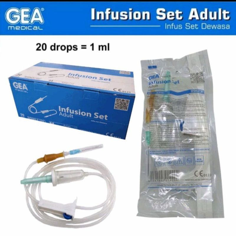 Infusion Set Dewasa / Makro / Adult GEA
