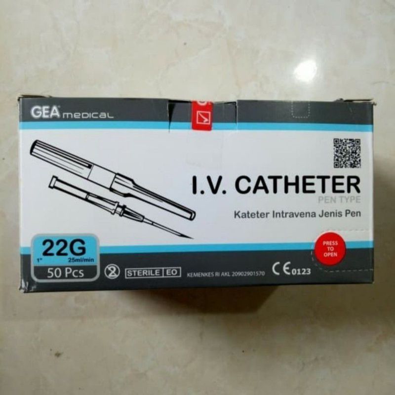 IV Catheter no 22 G GEA