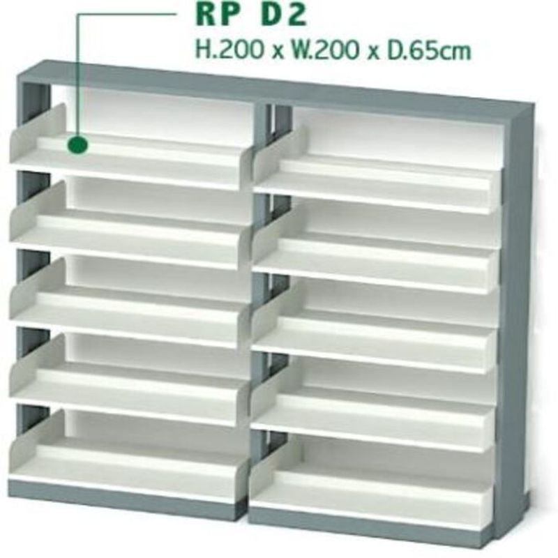 Rak Pustaka Double 2 Muka RP D2