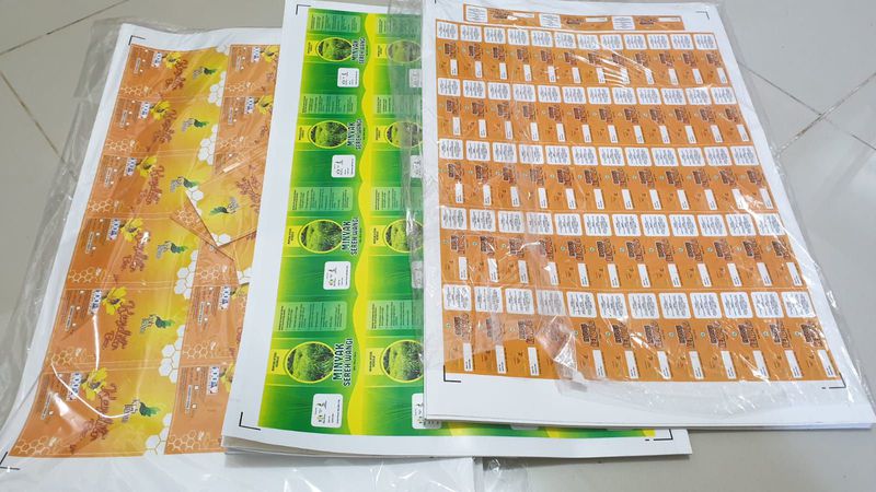 Stiker Botol Kemasan