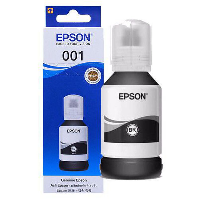 perlengkapan alat tulis kantor Tinta Epson 001 Hitam (117450/botol)