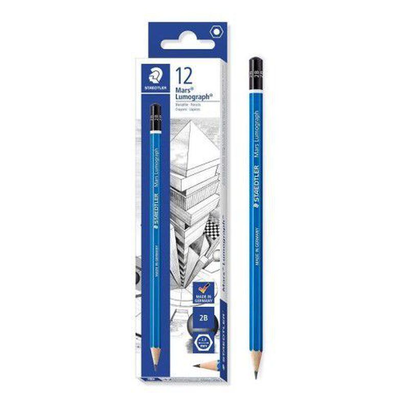 Pensil 2B Staedtler Mars Lumograph 100