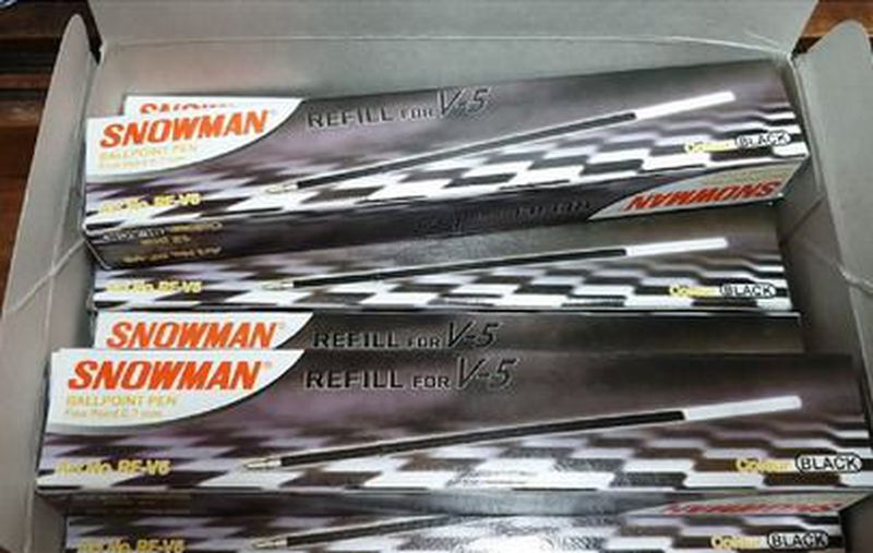 ISI BOLPOIN SNOWMAN V5 HITAM