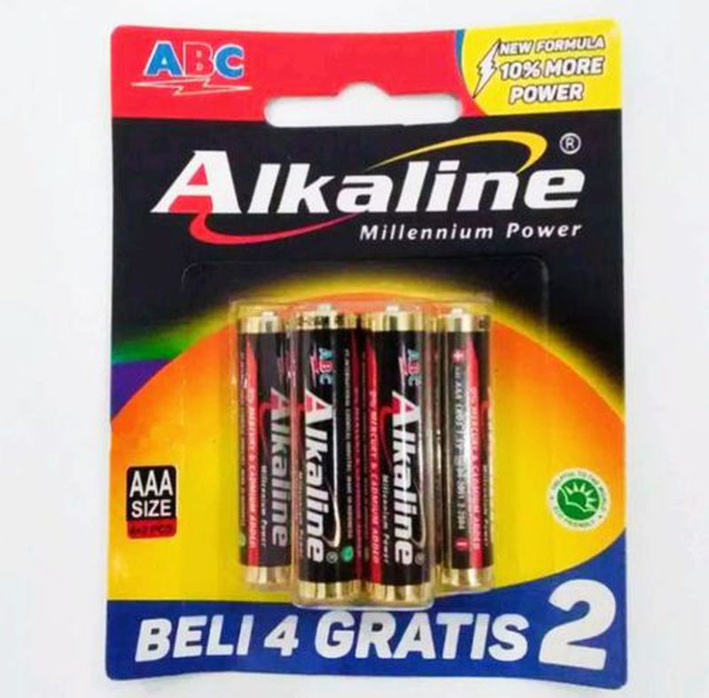 Baterai Alkaline AAA (6 PCS/PACK)