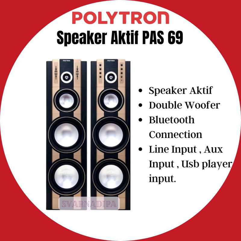 POLYTRON SPEAKER AKTIF PAS 69 SPEAKER