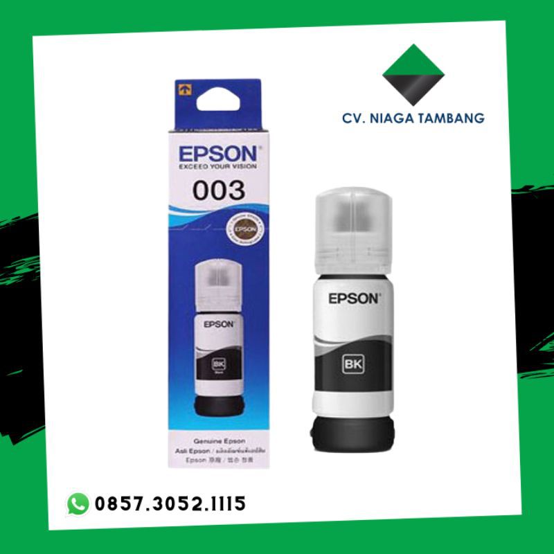 TINTA PRINTER EPSON 003 - BLACK / CYAN / MAGENTA / YELLOW - Kuning