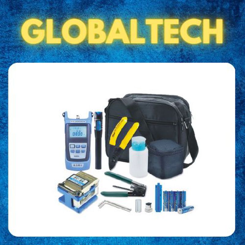 FTTH Tool Kit SET Lengkap OPM VFL Cleaver FO Fiber Optik Toolkit TAS