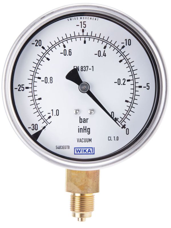 vacuum gauge (suction gauge)