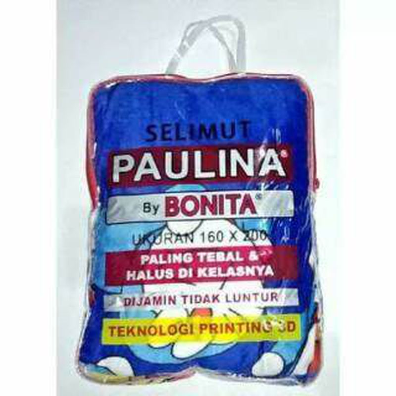 Selimut Polos BIRU MUDA BONITA