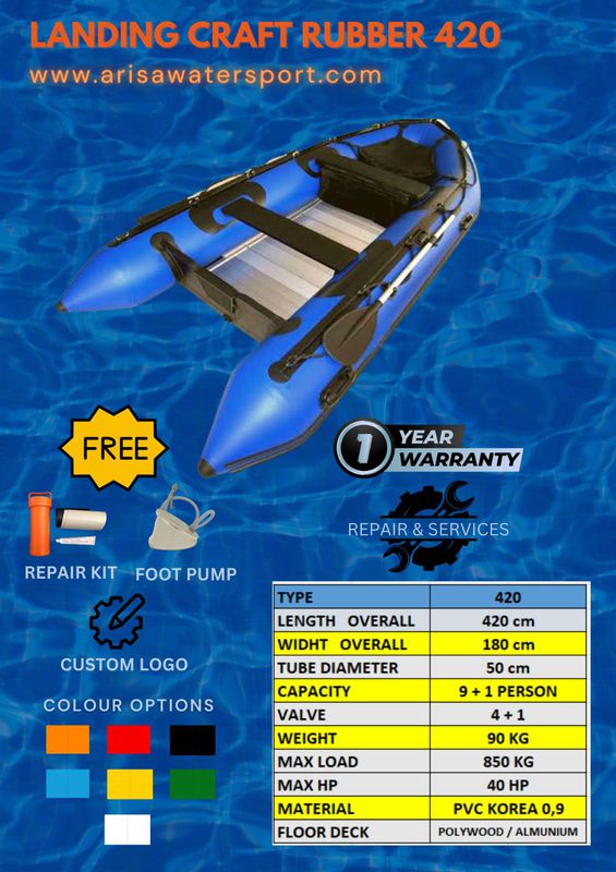 Perahu Karet Rescue LCR 420 - MIX