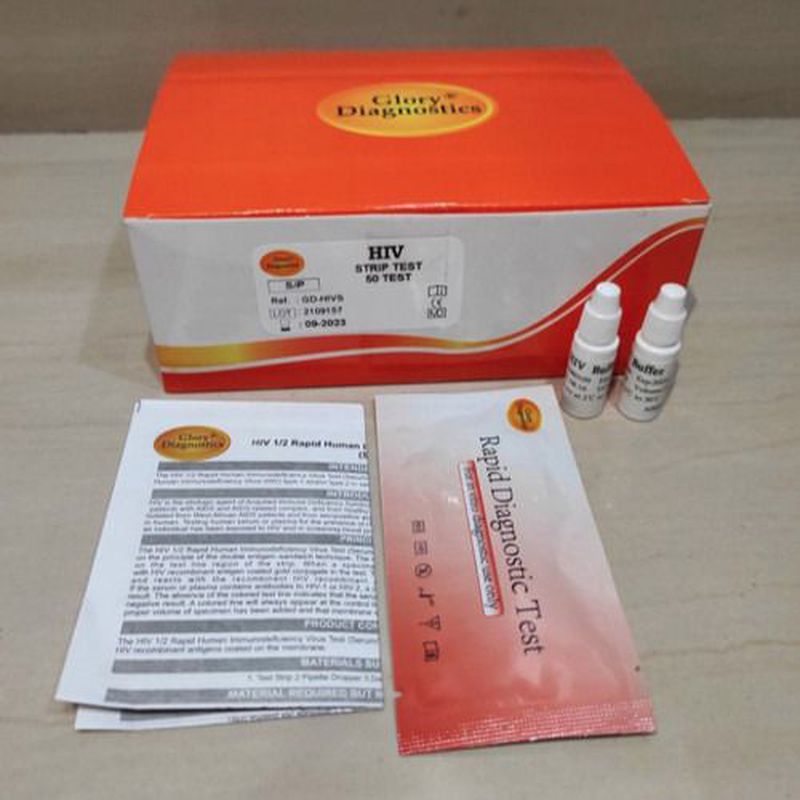 Glory Diagnostic HIV Strip 50's