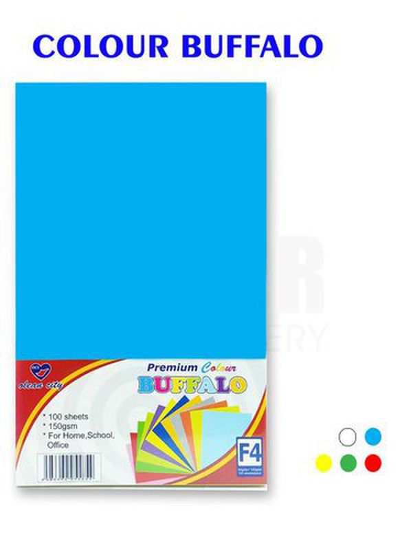Kertas Buffalo A4 Biru