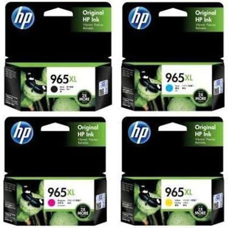 Toner Printer merk HP type 965XL 1 set isi 4 warna