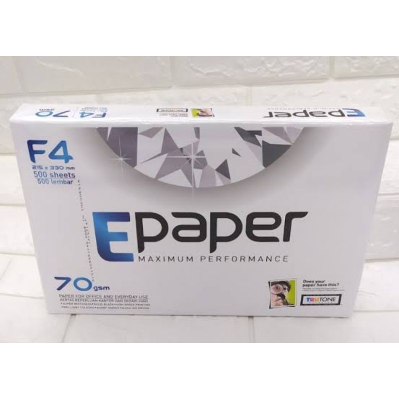 Kertas HVS EPaper F4 70Gsm